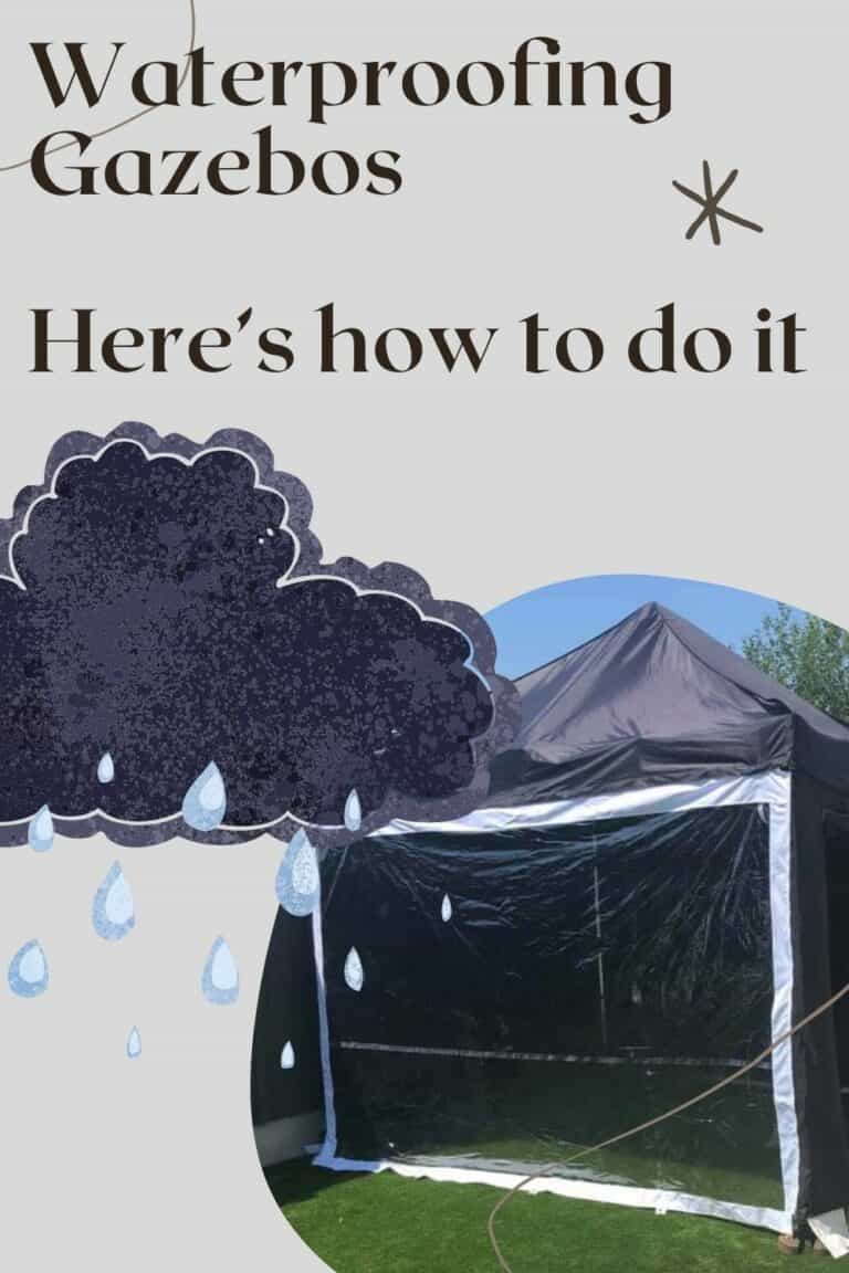 Waterproofing A Canopy Of A Gazebo – Here’s How To Do It | Campfire ...