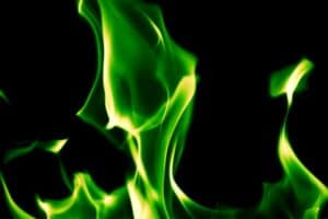 Why Is My Firewood Burning Green (Or Blue)? | Campfire Magazine